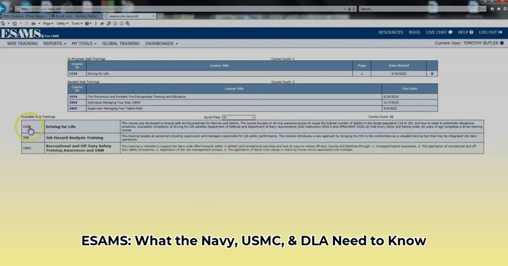 Understanding ESAMS: A Comprehensive Guide for Navy, Marine Corps, and ...