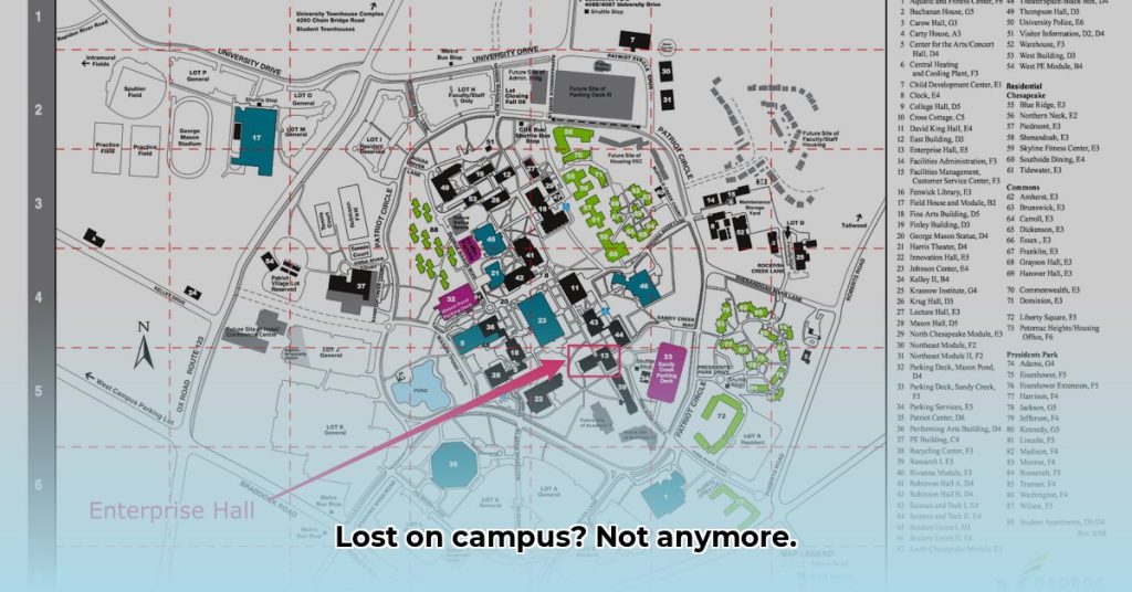 George Mason Campus Map: Your Guide to Navigating GMU - The Green Grid