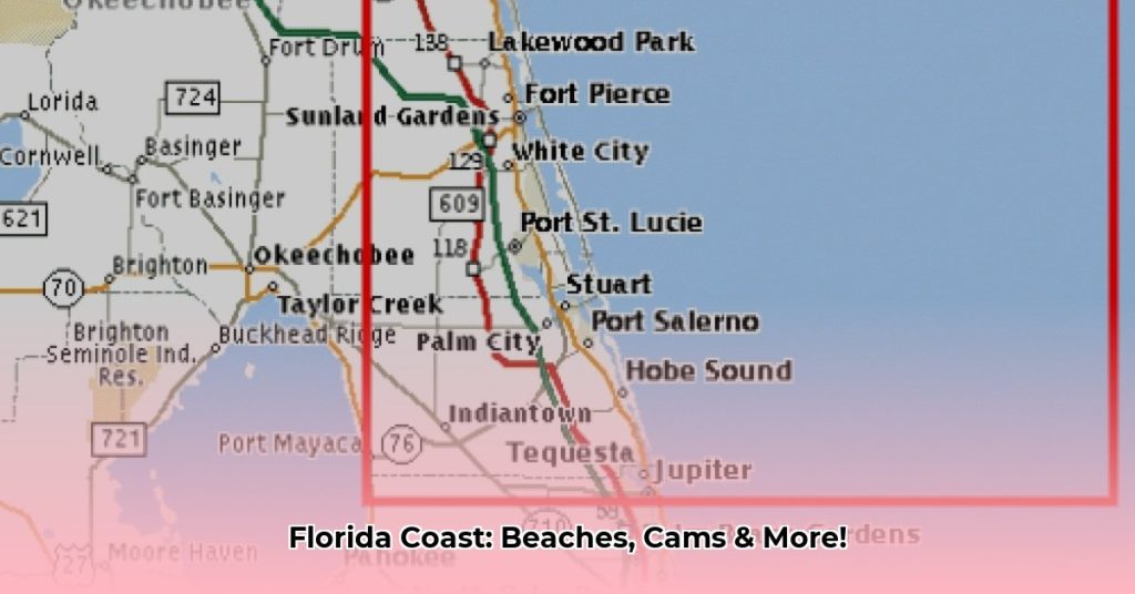 Map of Florida Coastline: Beaches, Webcams & Coastal Guide - The Green Grid