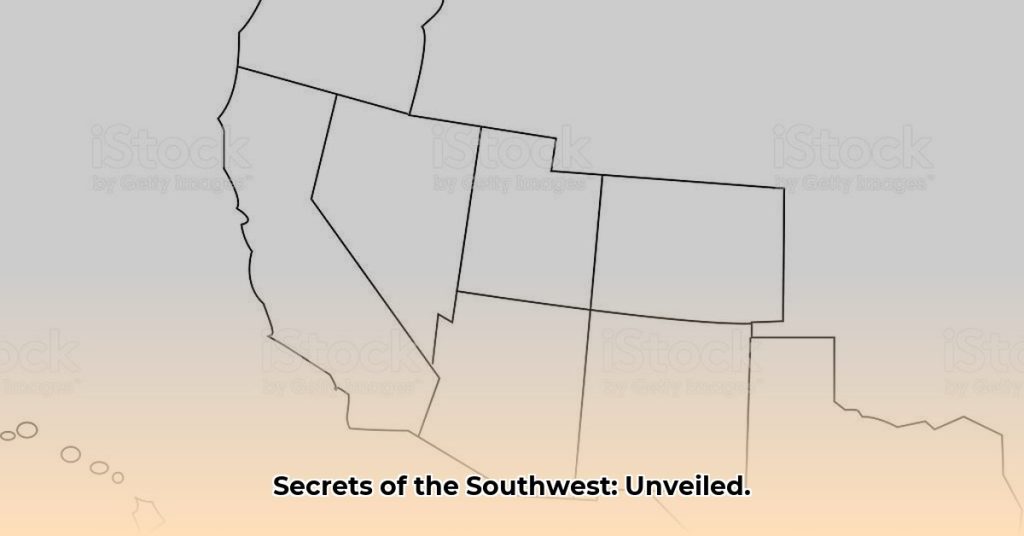 Map of the Southwest United States Region: Exploring the American ...
