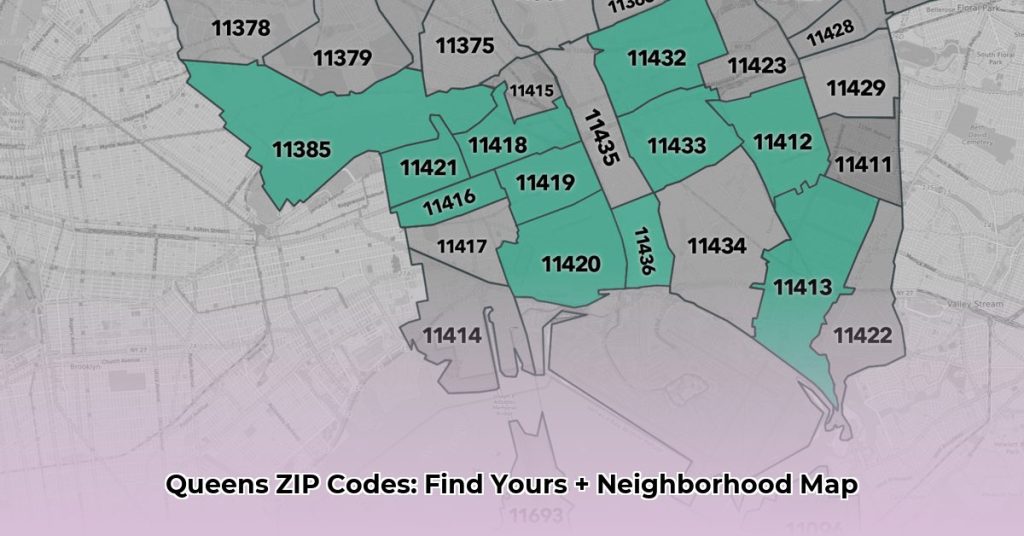 Queens County, NY ZIP Codes: A Complete List with Neighborhoods & Map - The Green Grid