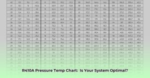 R410A PT Chart (Pressure-Temperature Chart): Updated [Year] - The Green Grid