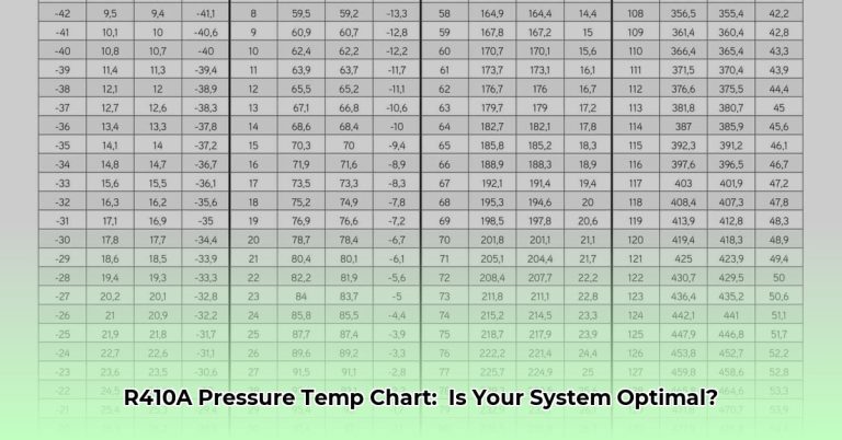 R410A PT Chart (Pressure-Temperature Chart): Updated [Year] - The Green ...
