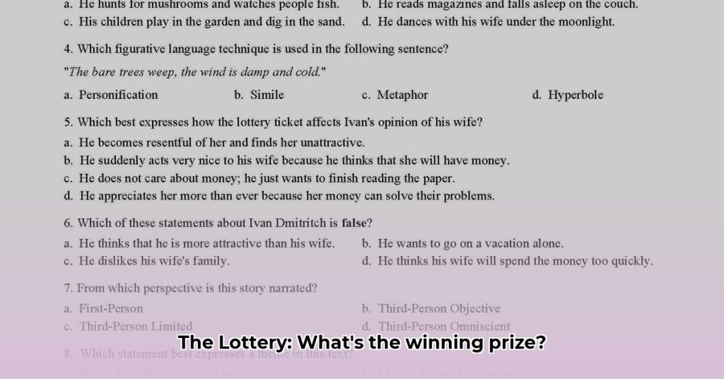 Download The Lottery by Shirley Jackson (PDF): Free & Complete Short ...