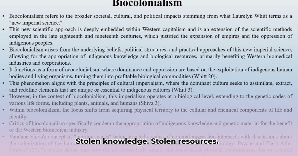 What is Biocolonialism: Understanding Exploitation of Indigenous ...